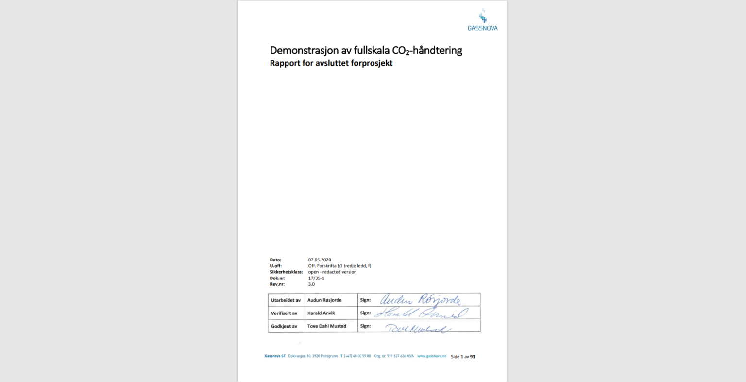 CCS Norway - Sharing knowledge from the Norwegian CCS project Longship