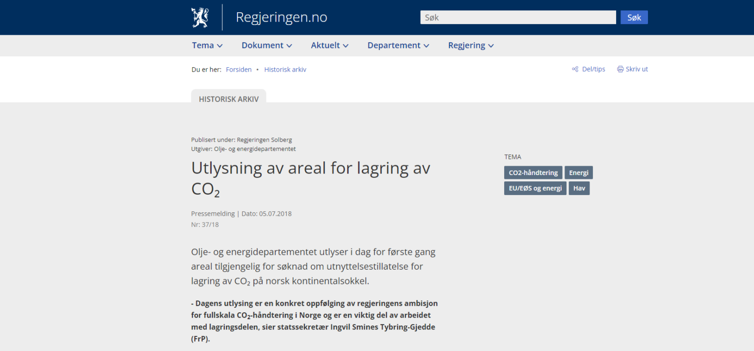 CCS Norway - Sharing knowledge from the Norwegian CCS project Longship